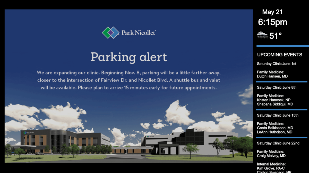 Medical Signage Templates | REACH Media Network