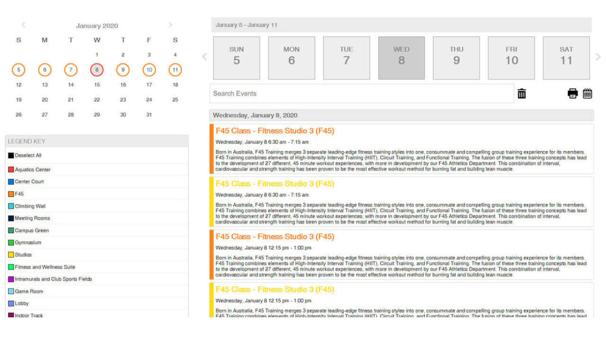 INTERACTIVE DIGITAL CALENDAR DISPLAY - REACH Media Network