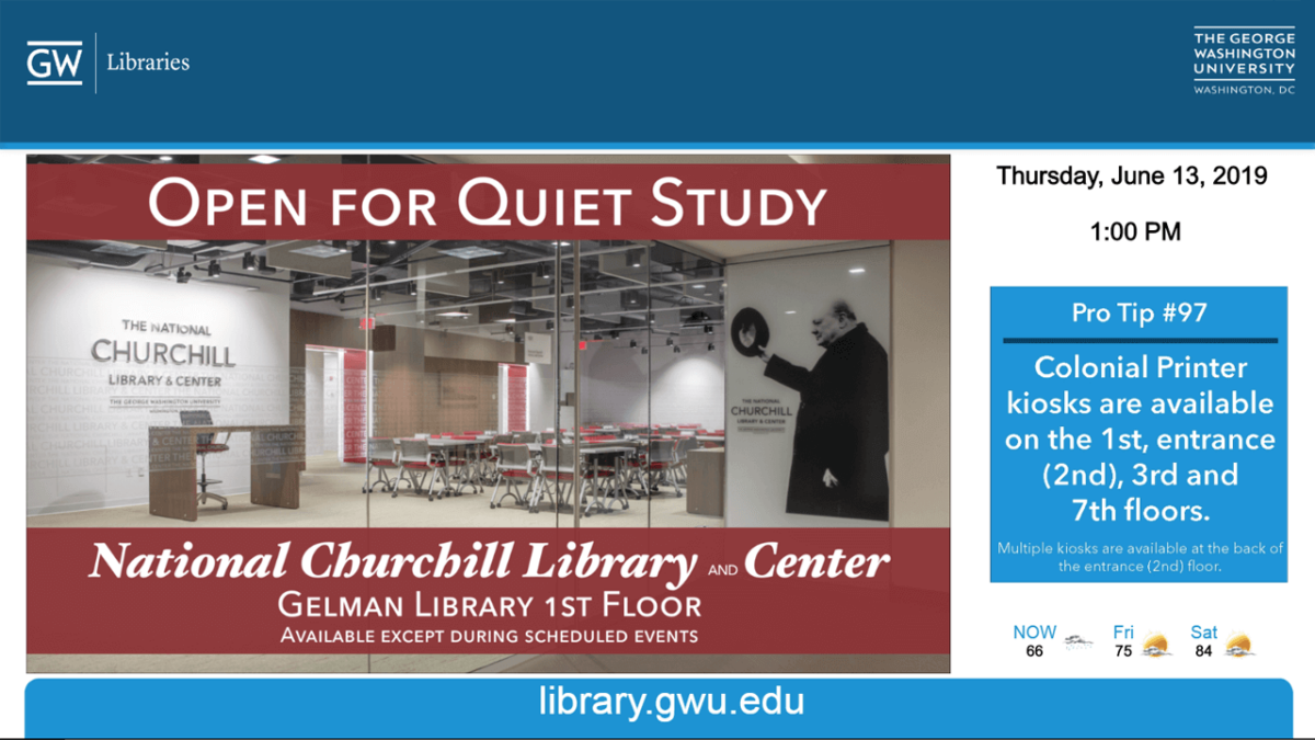 University Digital Signage Templates - REACH Media Network