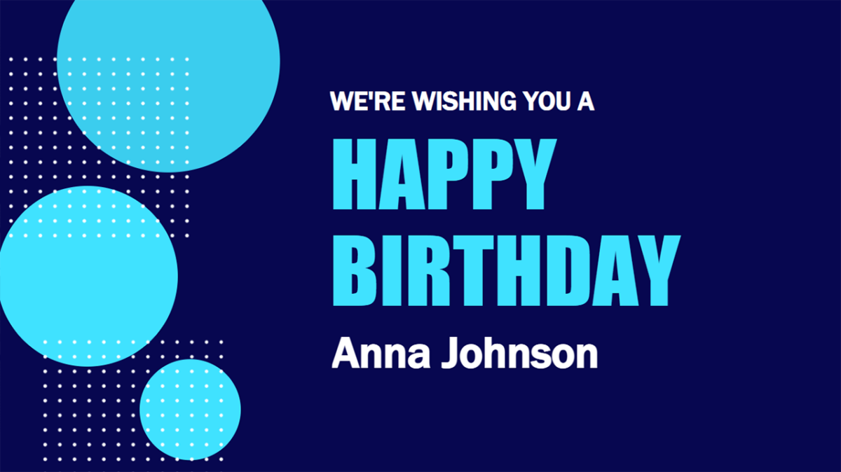 Birthday Digital Signage Templates | REACH Media Network