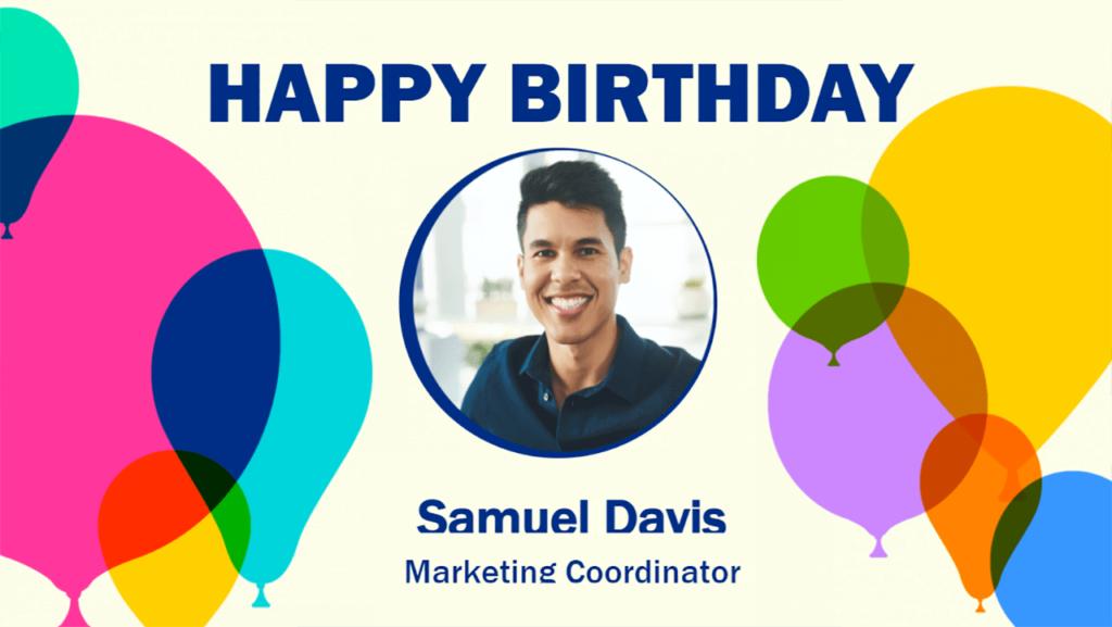 Birthday Digital Signage Templates | REACH Media Network
