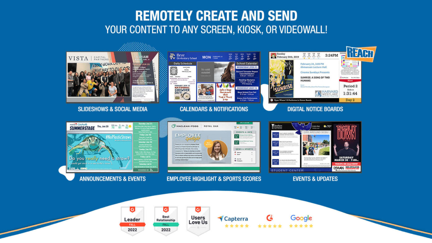 Upgrade from Spectrio Digital Signage | REACH Media Network