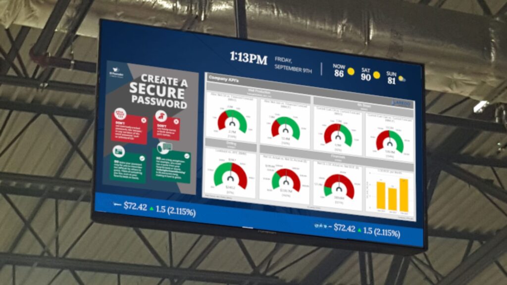 Metrics and Production Digital Signage - REACH Media Network