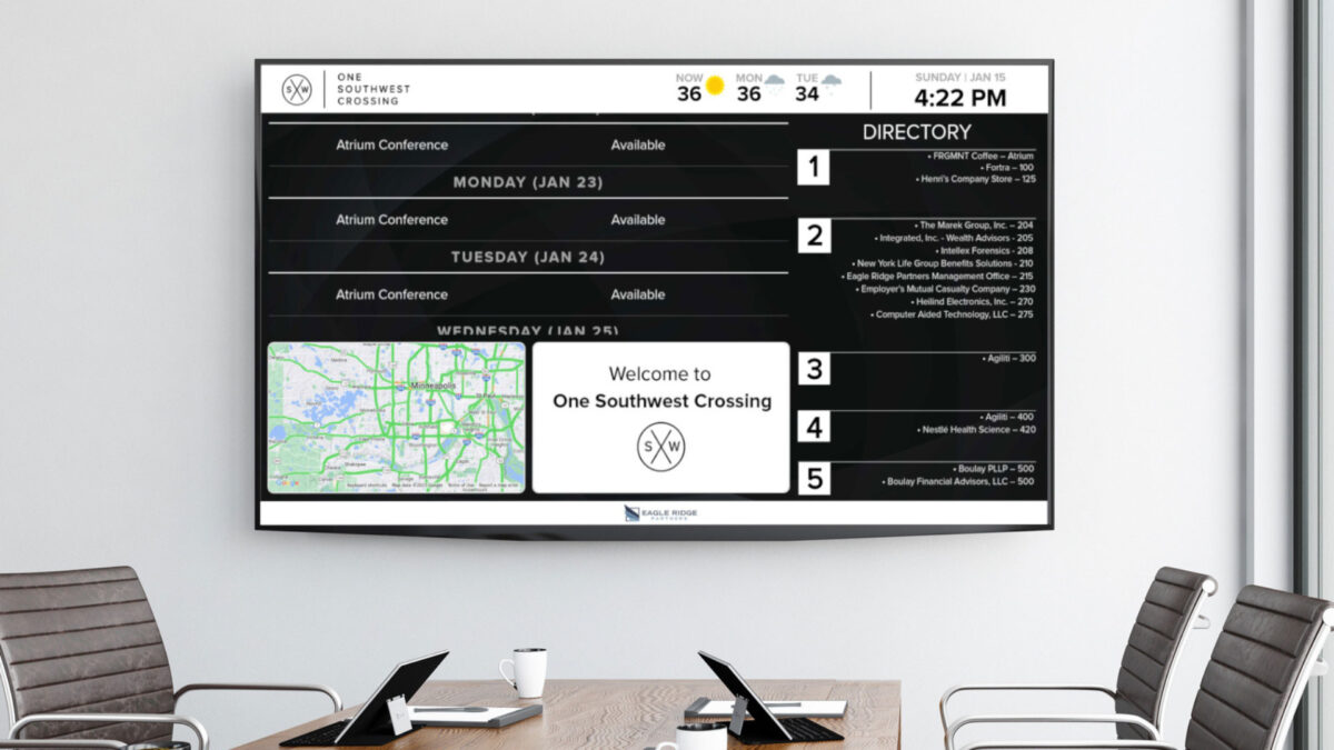 Conference Room Digital Signage | REACH Media Network