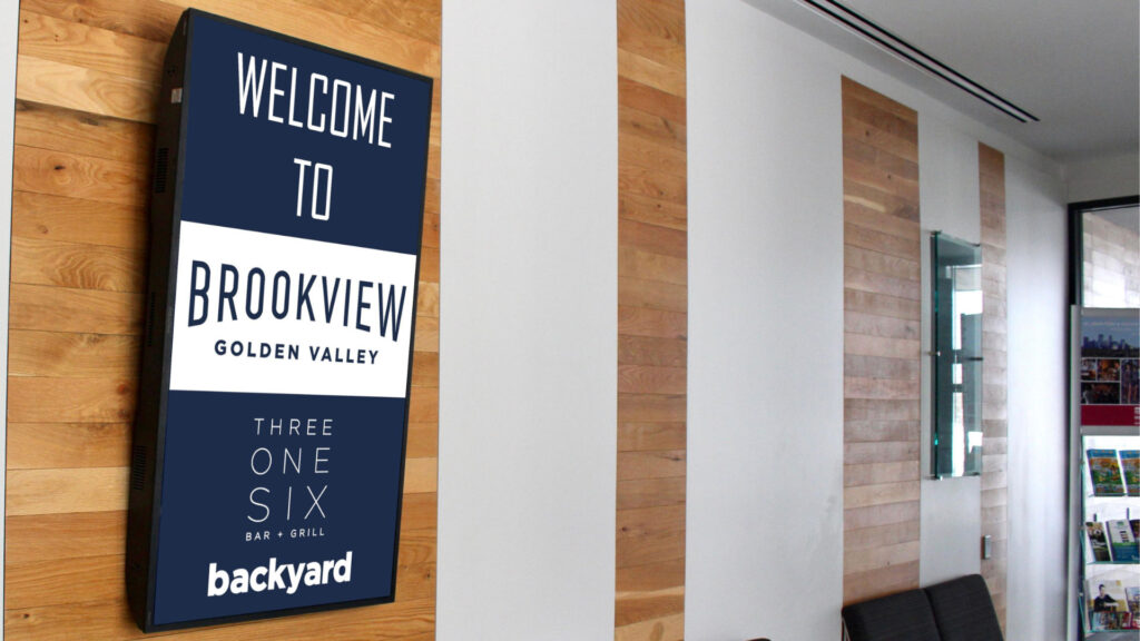 Lobby Digital Signage - REACH Media Network