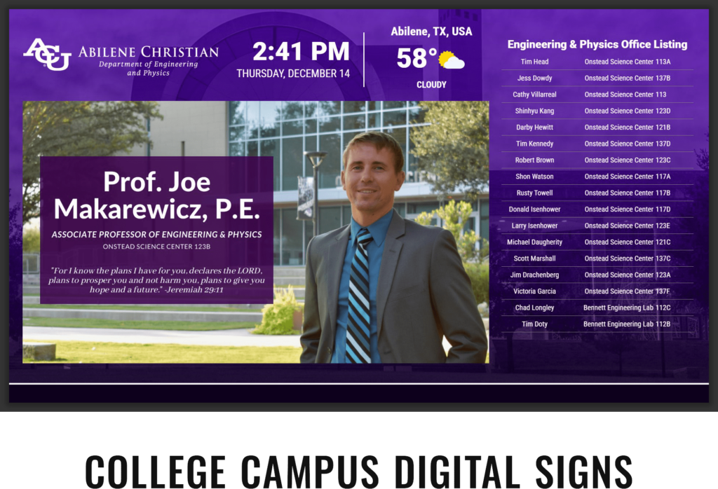 Digital Signage for Colleges | REACH Media Network