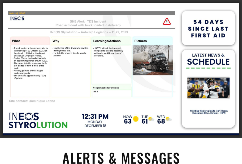 Digital Signage for Manufacturing | REACH Media Network