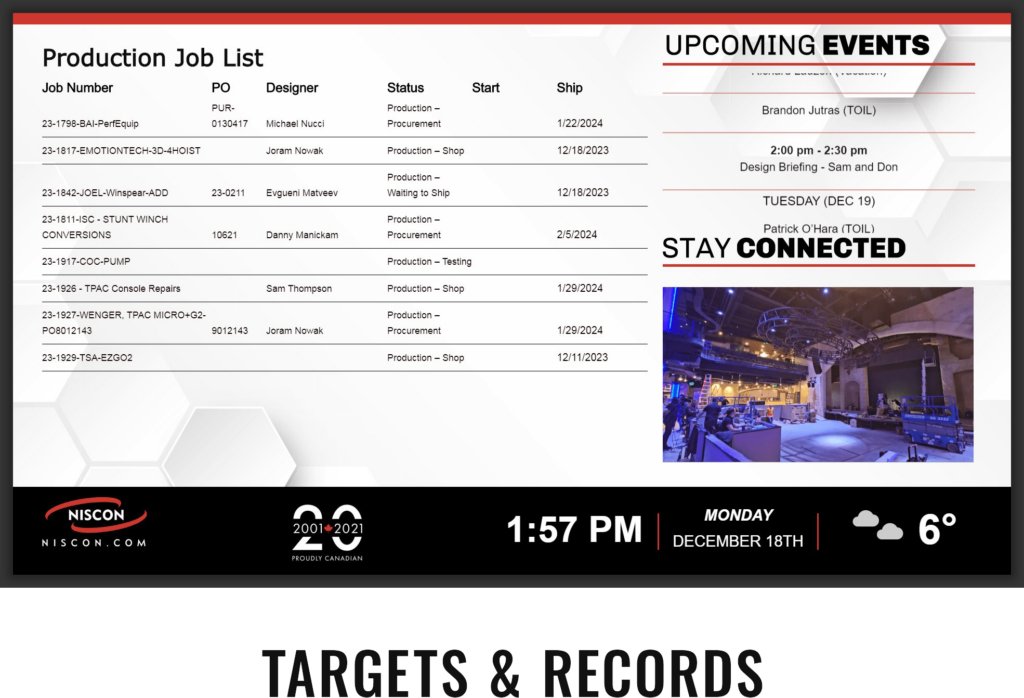 Digital Signage for Manufacturing | REACH Media Network