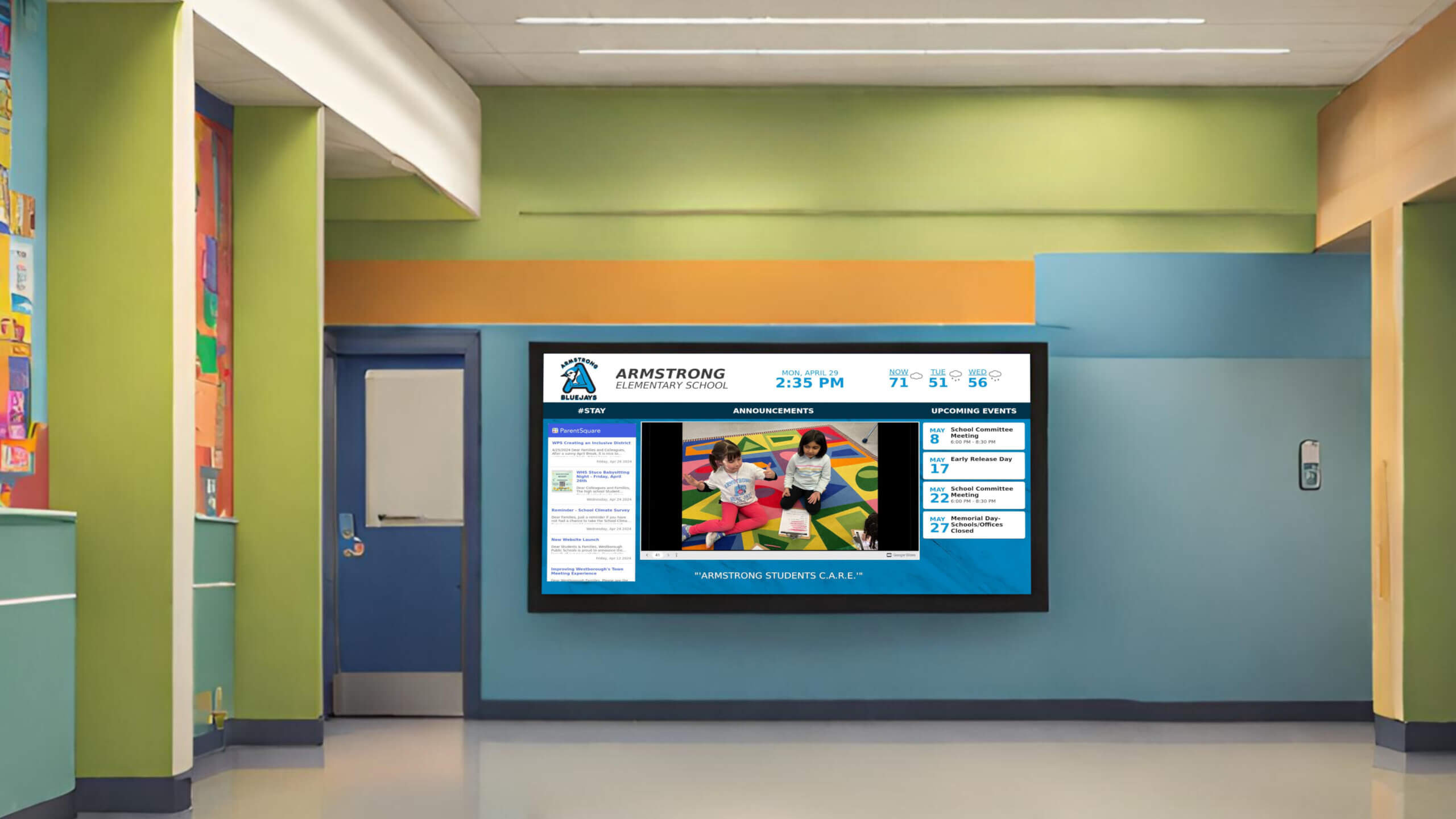 Engage K-12 with Digital Signage by REACH Media Network